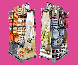 Mobile presentation rack - diyinternational