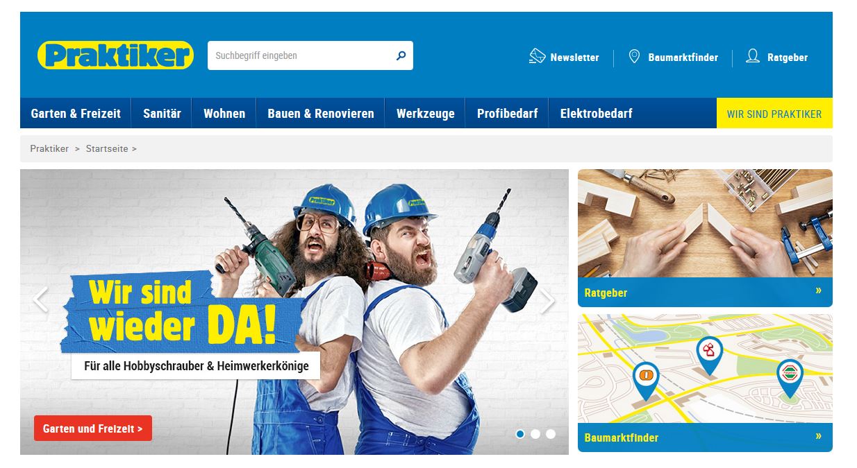 Praktiker brand back on the German ... - diyinternational