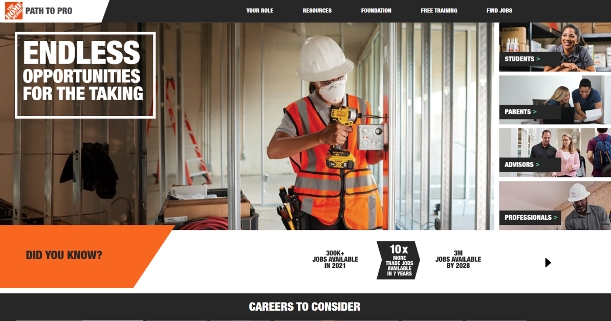 The Home Depot launches jobseeker p... - diyinternational